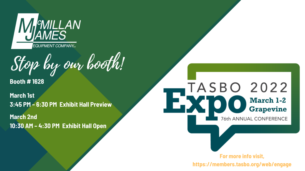 TASBO Expo 2022 – McMillan James Equipment Company